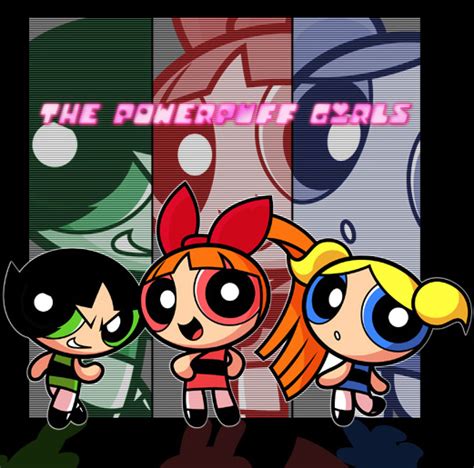 Shimabo Blossom Ppg Bubbles Ppg Buttercup Ppg Powerpuff Girls Looking Away White