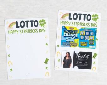 SET of Wishing You a Lotto Luck Mailer W/ Envelope St. | Etsy