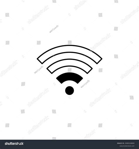Phone Signal Wi Fi Indicator Icon Vector Stock Vector Royalty Free 2595510859 Shutterstock