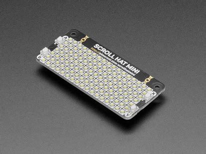Pimoroni Scroll HAT Mini For Raspberry Pi PIM491 ID 4671 Adafruit Industries Unique Fun