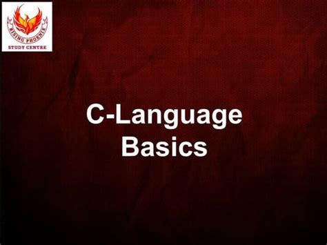 C Programming Introduction Ppt
