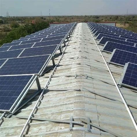 Mounting Structure 10kw Off Grid Solar Power Plant For Commercial At