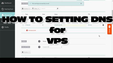 How To Setup Dns For Vps Vps Tutorial Youtube
