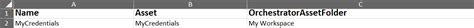 How To Apply Credentials Stored As Asset In Orchestrator Orchestrator