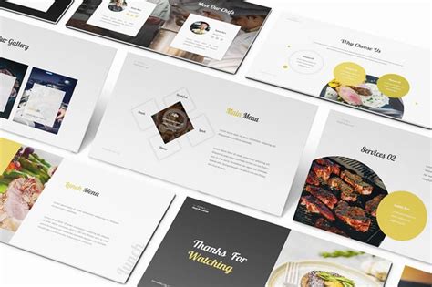 Steak House Powerpoint Template Design Template Place