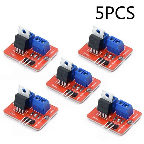 Moduł Sterownika Cyfrowy 5 Sztuk Przycisk Mosfet Irf520 Port Dla