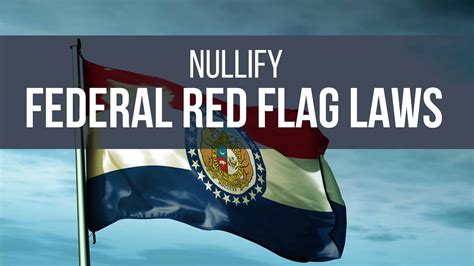 Missouri Bill Would Prohibit State Enforcement Of Federal Red Flag Laws