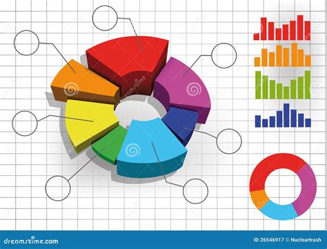 Pie Chart Stock Vector Illustration Of Infographic Design 26546917