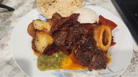 Mi Comida De Hoy Chamorro De Res Con Papas Youtube