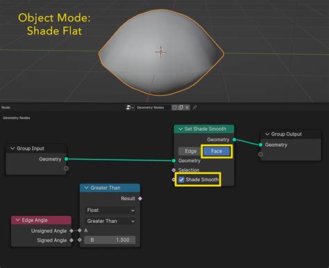 Vertices Geo Nodes Mark Selected Edges Sharp Blender Stack Exchange