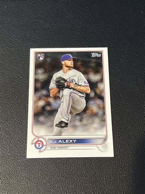 2022 Topps Series 2 Card 547 Aj Alexy Rookie Rangers Ebay