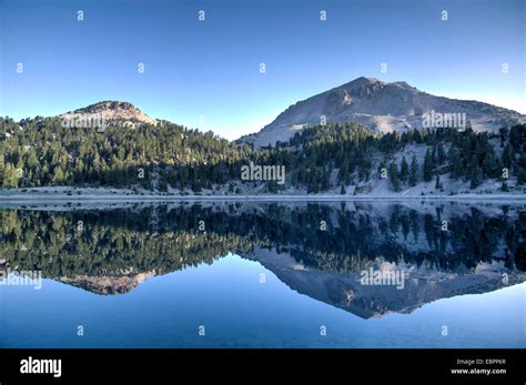 Lake Helen And Mount Lassen 3187 Meters In The Background Lassen