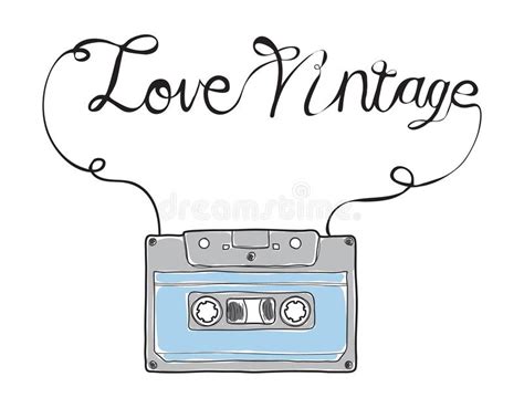 Compact Cassette Or Musicassette Cassette Tape Audio Cassette Stock