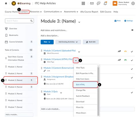 Embedding Media In Html Files In Elearning Module Content