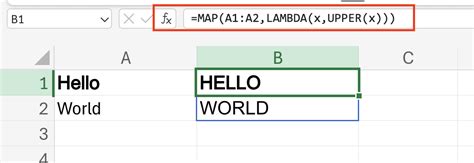 Excel Map Function Tutorial Transform Arrays Efficiently Guide