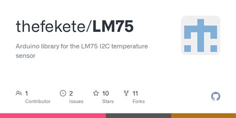 Github Thefeketelm75 Arduino Library For The Lm75 I2c Temperature