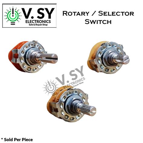 1 Pc 4 5 6 Position Selector Rotary Switch Shopee Philippines