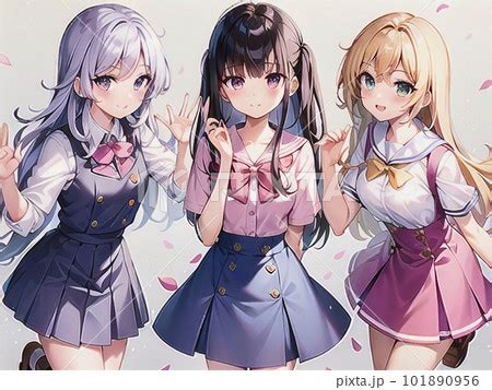 女性 女の子 イラスト アニメ 漫画 美少女 萌え キャラクター コスプレ 二次元 デジタル 日本 のイラスト素材 PIXTA