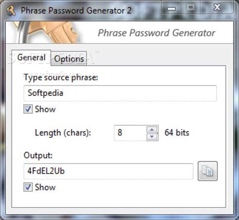 Phrase Password Generator Download Free Windows 20 Softpedia