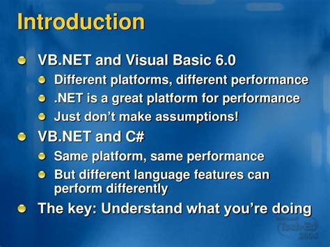 ppt dev340 visual basic tips and tricks for optimizing your applications powerpoint