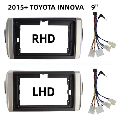 Hys 2din 9 Inch Mp5 Radio Player Frame For Toyota Innova 2016 2018