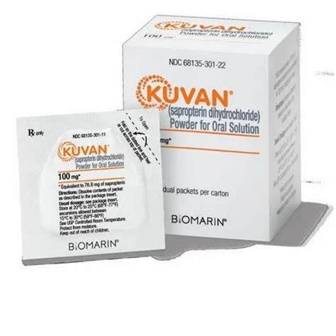 Kuvaan Sapropterin Dihydrochloride 100mg At Rs 13800 Kg Barnala Id 2853341584730