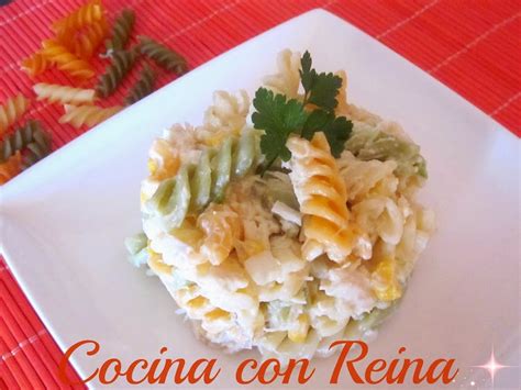 Ensalada De Pasta Con Pollo Y Fruta Cocina