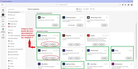 Réinstaller Mes Applications De Creative Cloud Adobe Community
