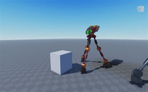 my first robot and my most recent robot r robloxgamedev