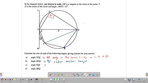 Circle Theorems Practice Questions