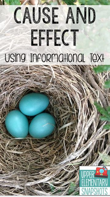 Cause And Effect Using Informational Text Artofit