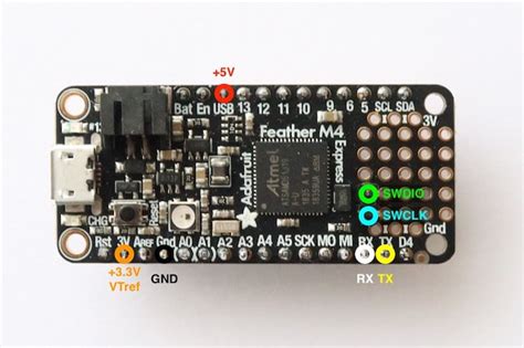 Segger J Link With Adafruit Feather M4 Embedded Computing