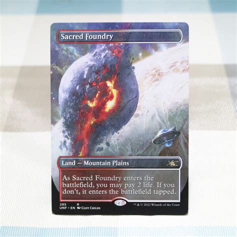 Sacred Foundry 285 Unfinity Unf Hologram Mtg Proxy Cards