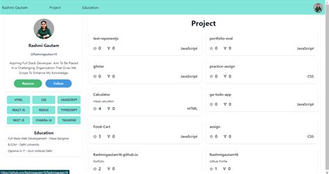 Github Rashmigautam16github Profile This Is My Github Profile With