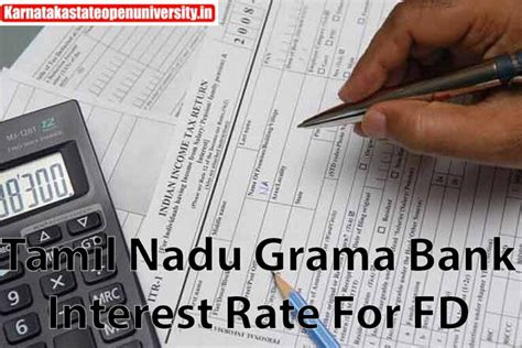 Tamil Nadu Grama Bank 2025 Interest Rate For Fd Rd Forex Calculator