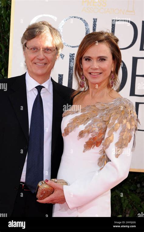 Lasse Hallstrom And Lena Olin Arrives At The 70th Annual Golden Globe