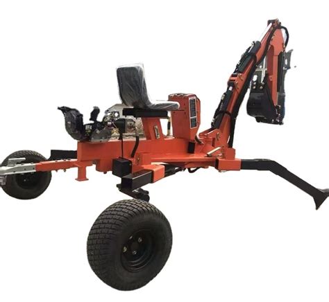 9hp Atv Backhoe 360 Swing Towable Bakchoe For Sale