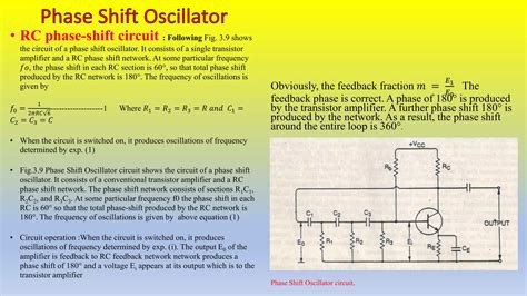 Phase Shift Collpitts And Crystal Oscillatorspptx
