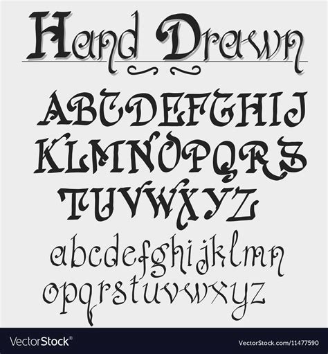 Old Fashioned Cursive Alphabet