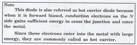 Schottky Diode Definition Circuit Symbol Energy Band Diagram Construction Working