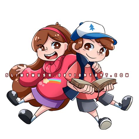 Secret Santa Pine Twins By Slimymush On Deviantart