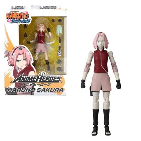 Boneco Articulado Sakura Naruto Shippuden Anime Heroes Cm Bandai Bonecos Magazine Luiza