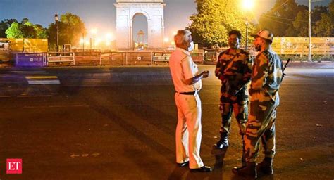 Jama Masjid During A Night Curfew How Delhi Mumbai Look During The