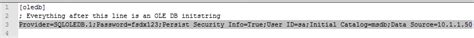连接数据库的provider、driver等字符串的写法providermsdasql1 Csdn博客