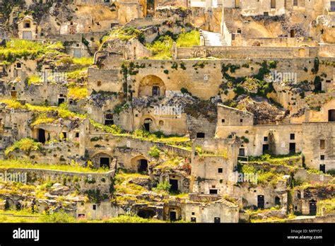 Matera Puglia Italy The Sassi And The Park Of The Rupestrian