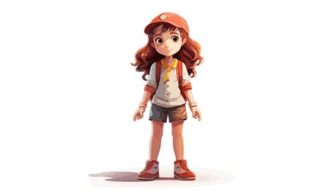 وکتور دختر بچه با زمینه سفید فری پیک ایرانی پیک فری وکتور Psd