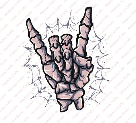Spooky Skeleton Hand Svg Png Halloween Svg Spooky Svg Etsy