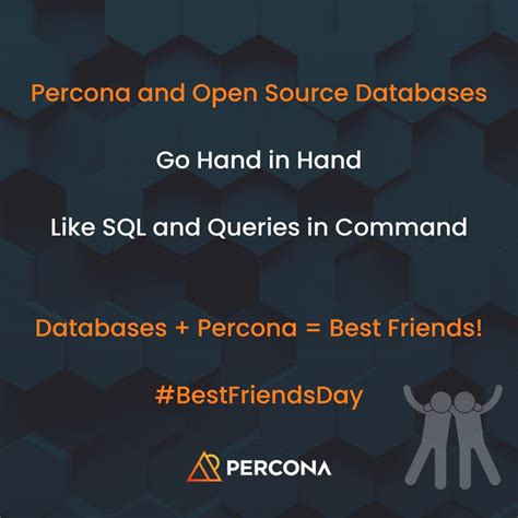 Percona On Linkedin Bestfriendsday Database Opensource Dba