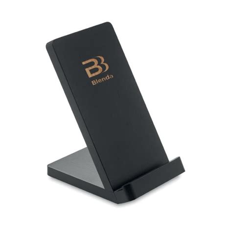 Branded 2 In 1 Bamboo Wireless Charger Limelight Publicity