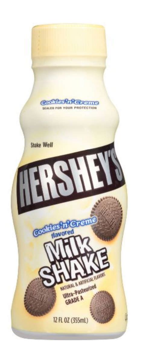 Hersheys Cookies And Cream Flavored Milk Shake 12 Oz —